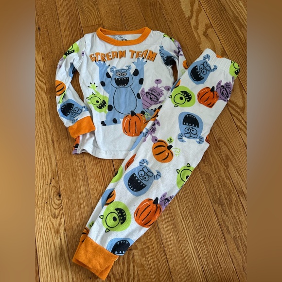 Disney | Pajamas | Toddler Monsters Inc Halloween Pajamas 4t Runs Small ...